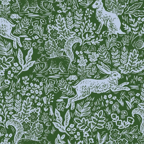 Woodland Fabric - Etsy