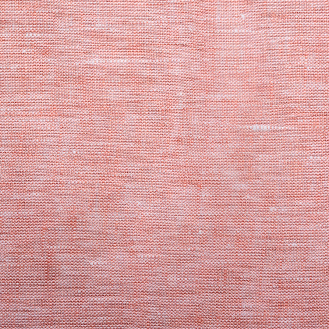 23" End of Bolt: Organic Linen Fabric, Dusty Rose Linen Fabric, Birch Organic Linen, Birch ...