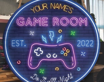 Game Room Custom Sign - Etsy