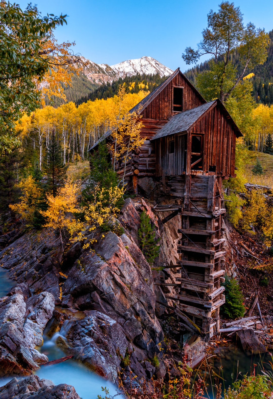 Crystal Mill - Autumn - Colorado - Digital Download for Prints - Etsy