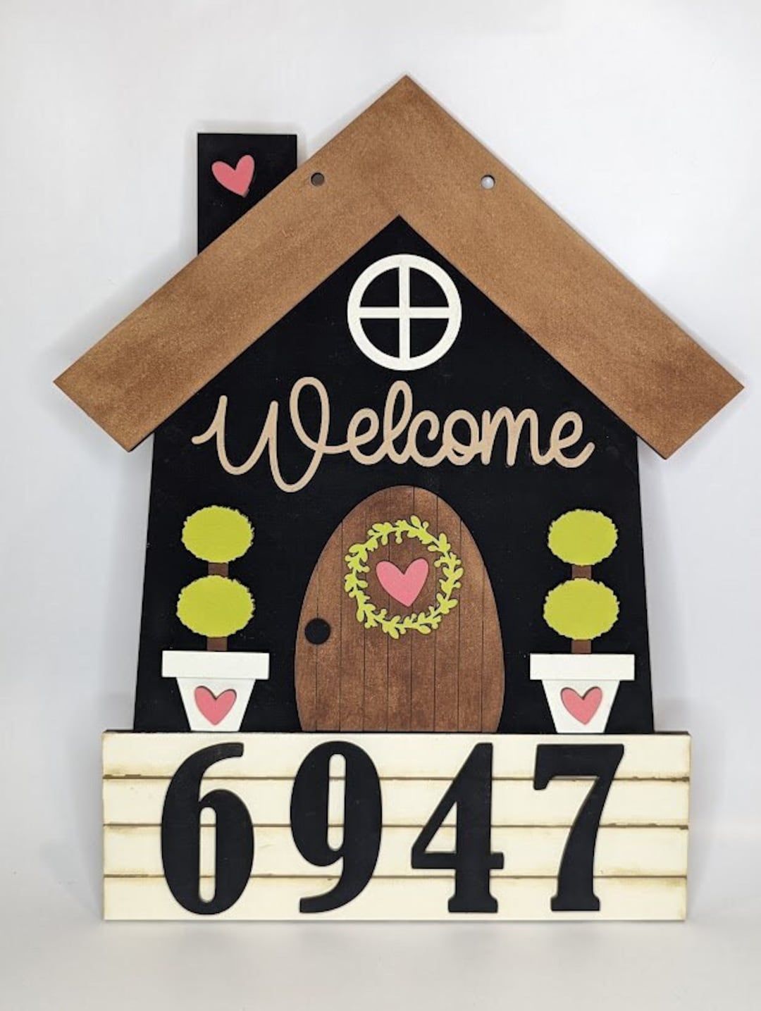 Welcome Home Sign, Wreath Sign, Door Hanger, 3D Diy Craft Kit ...