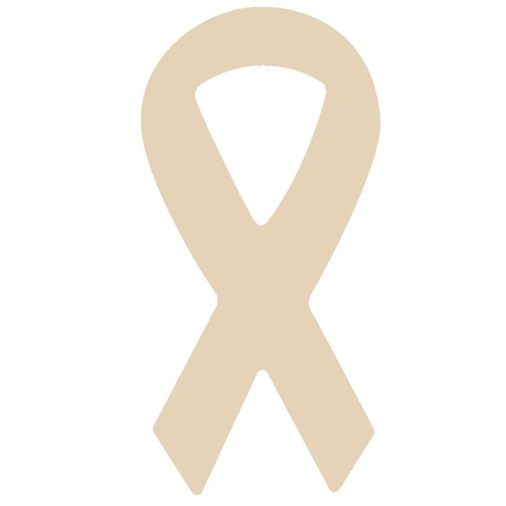 Blank Cancer Ribbon