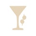 Martini Glass Sign, Martini and Olives Decor, Wood Blank, Door Hanger ...