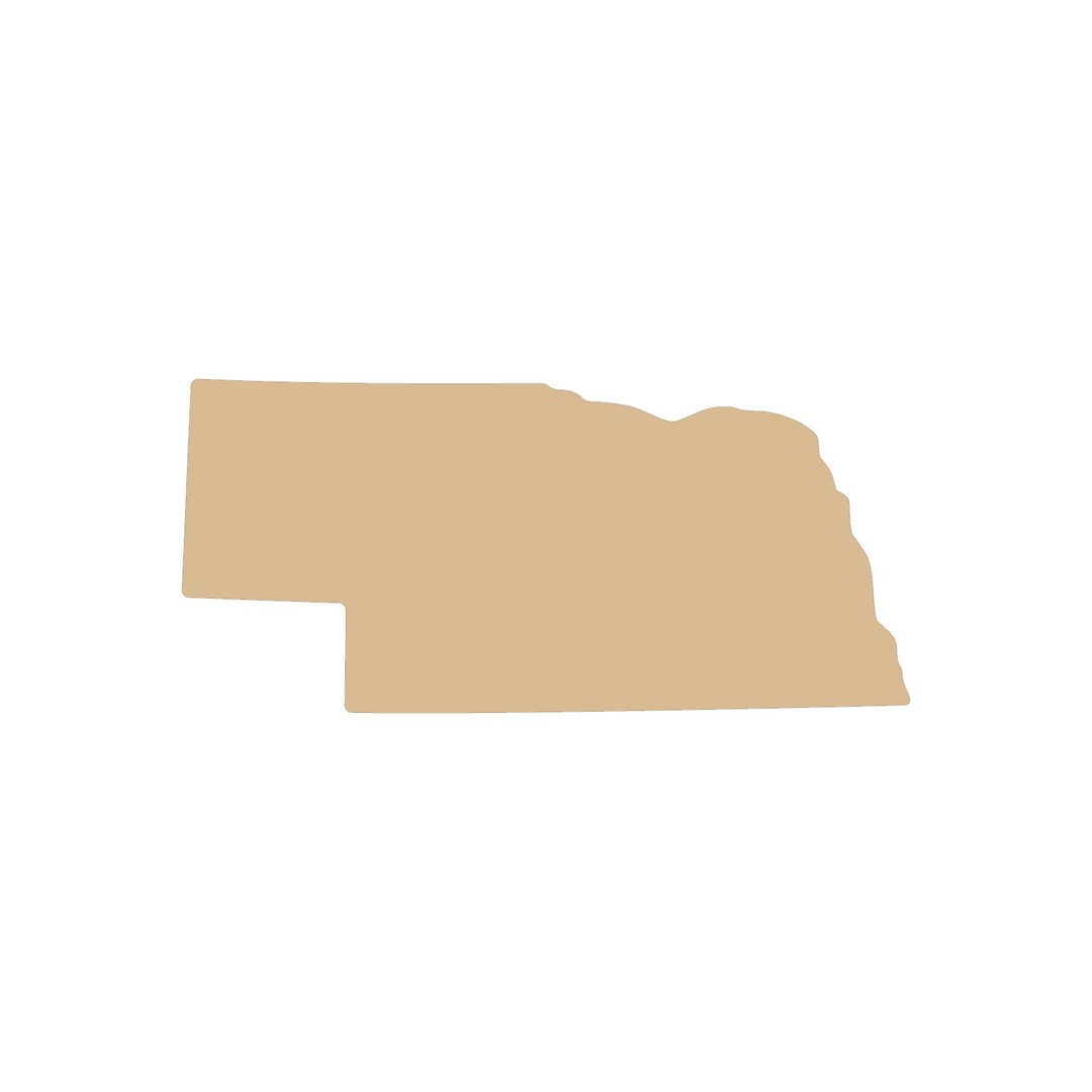 Nebraska Wood Cutout, Wood State, Wood Blank, Door Hanger Sign, Wreath ...