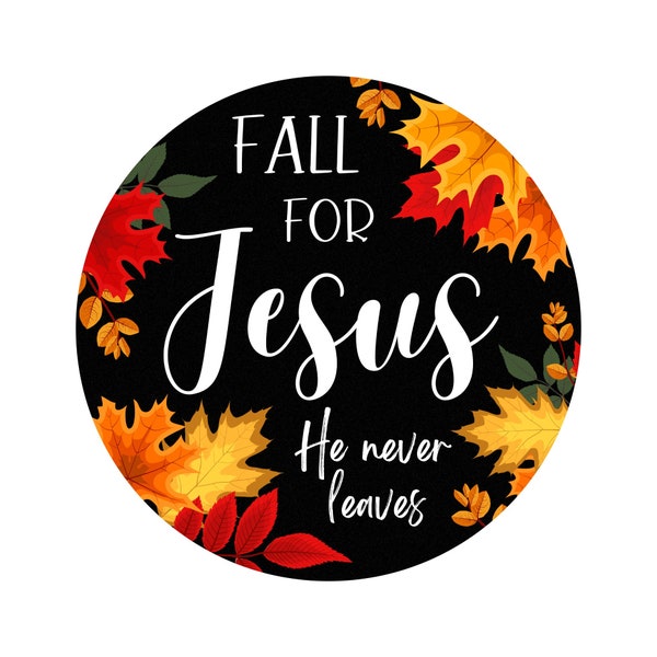 Fall for Jesus Wreath Sign - Etsy