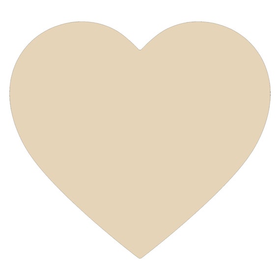 Heart sign wood heart wood heart sign decoration wood | Etsy