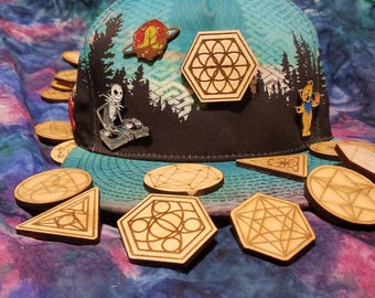 Sacred geometry pins | Etsy