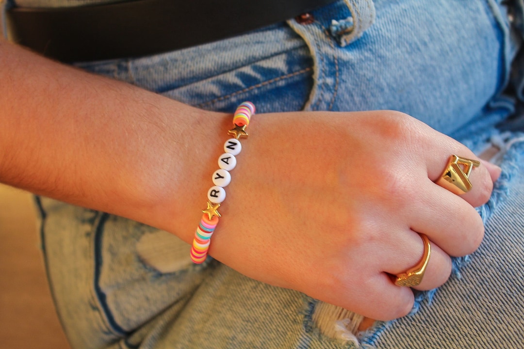 Custom Name Bracelet - Etsy