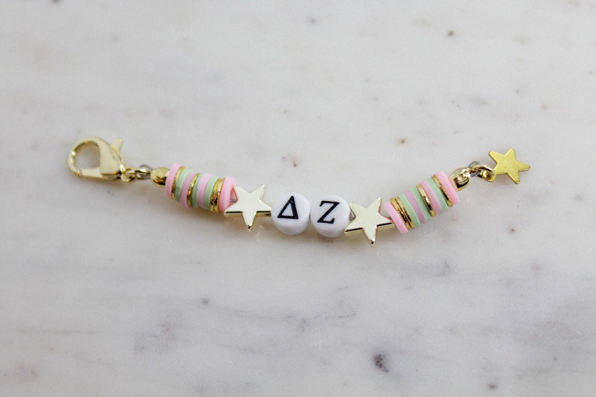 Delta Zeta Greek Keychain - Etsy
