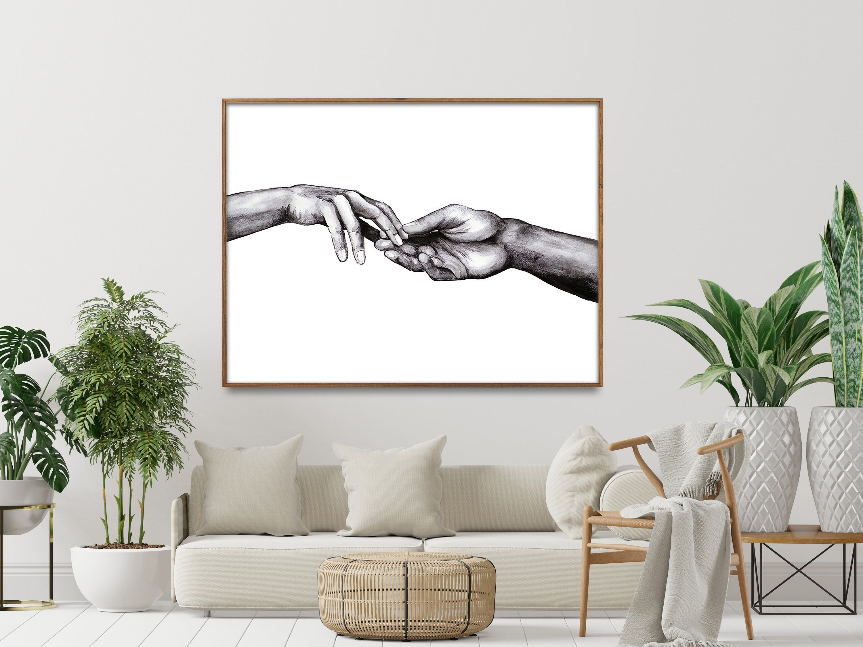 Holding Hands Wall Art Holding Hands Print Black and White - Etsy