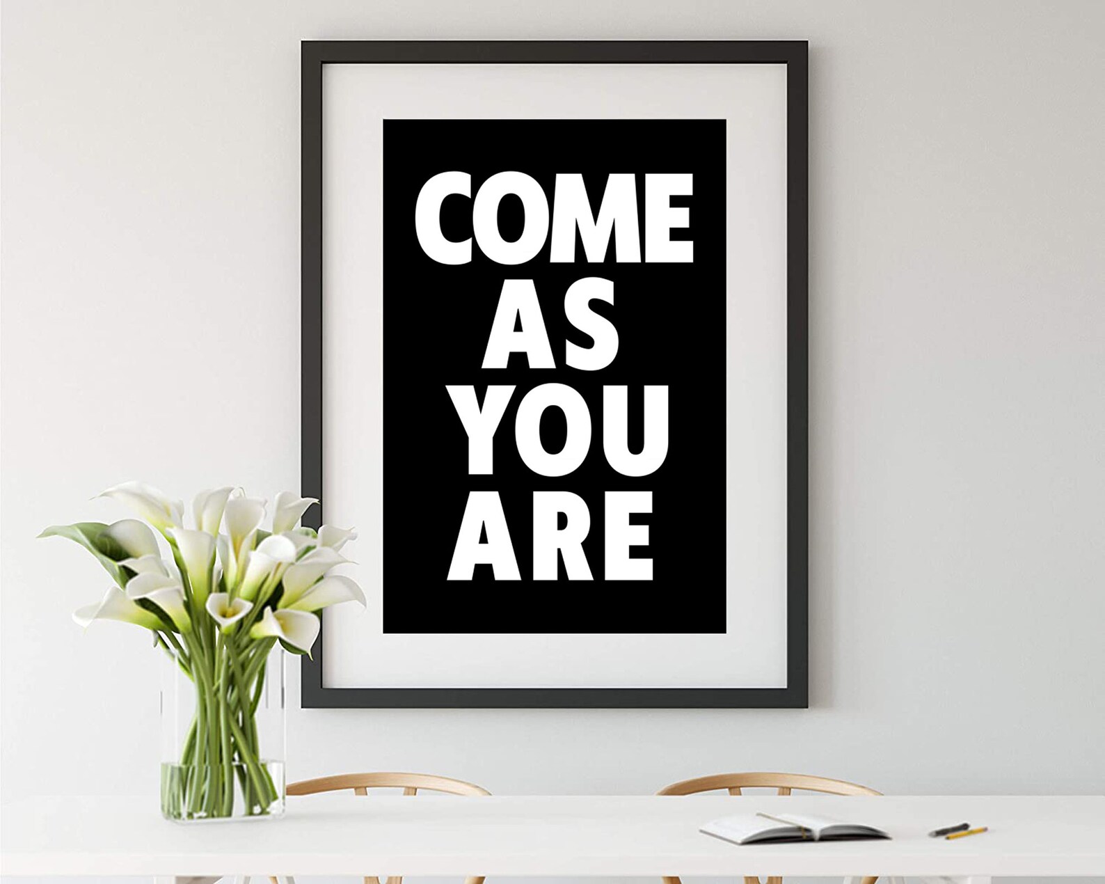 Come as You Are Print Inspirational Quote Motivational | Etsy
