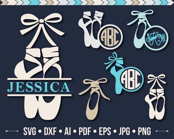 Ballet Shoes SVG Pointe Shoe SVG Princess Files Svg Little | Etsy