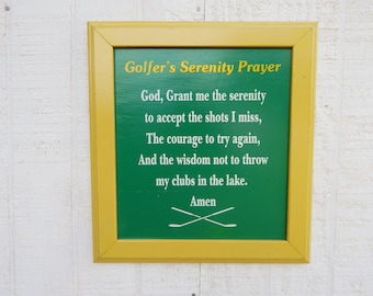 Golfers Prayer - Etsy