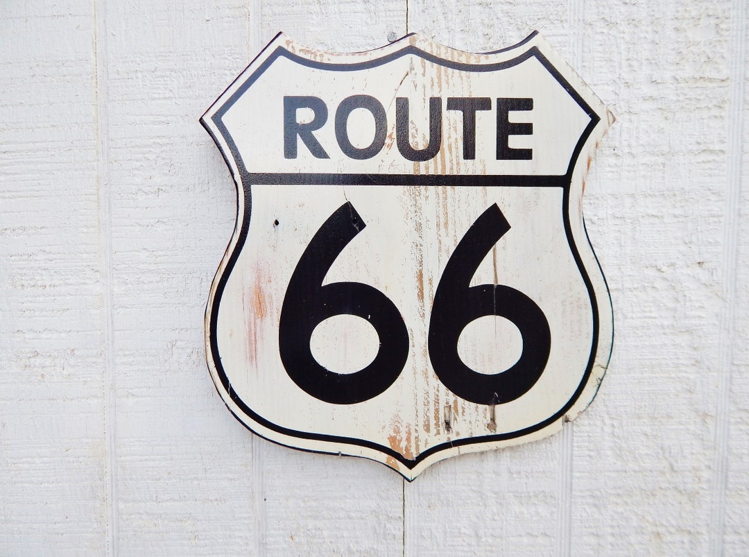 Rt 66 Wood Sign Replica - Etsy
