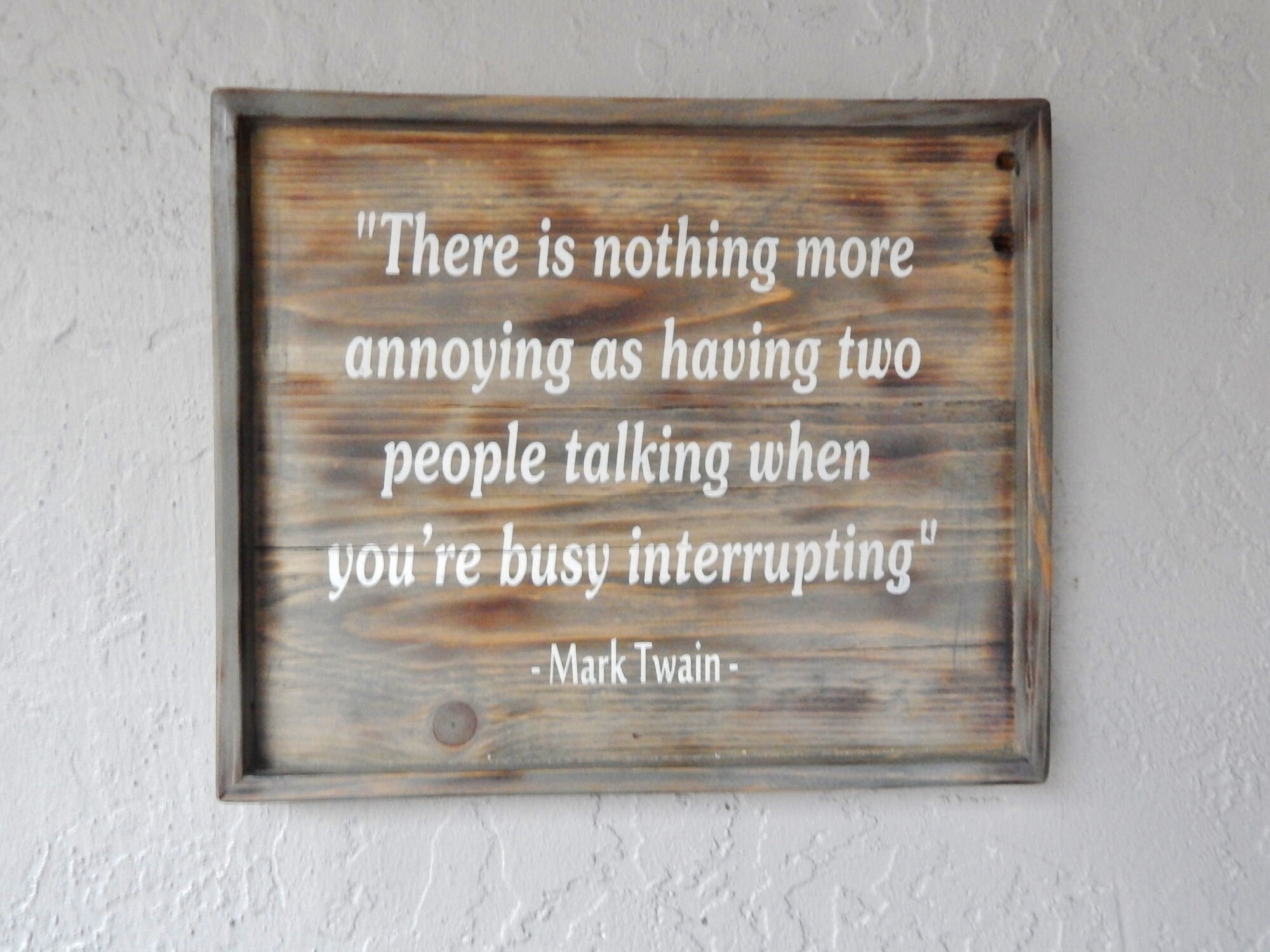 Satirical Mark Twain Quote there is Nothing More - Etsy