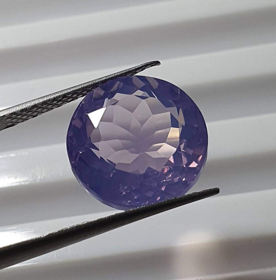 AAA Lavender Quartz gemstone 14MM Round shape. Natural Lavender Quartz ...