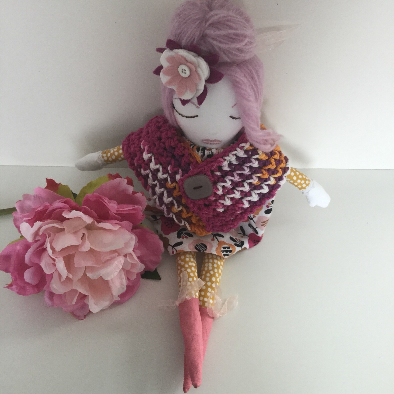 Handmade Doll Rag Doll Heirloom Doll Bohemian Doll | Etsy