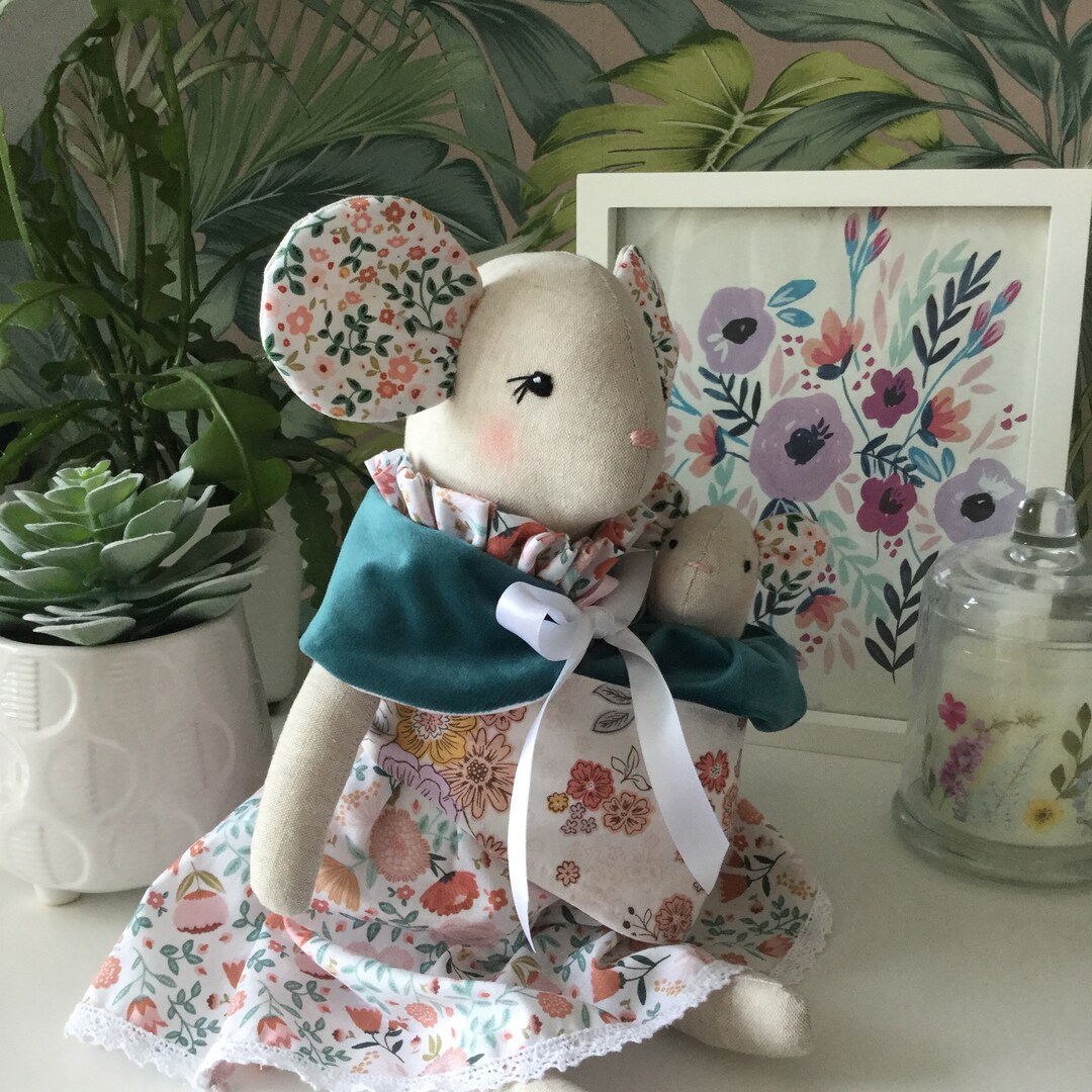 Handmade Doll Mouse Doll Set Mother and Baby Doll Set - Etsy