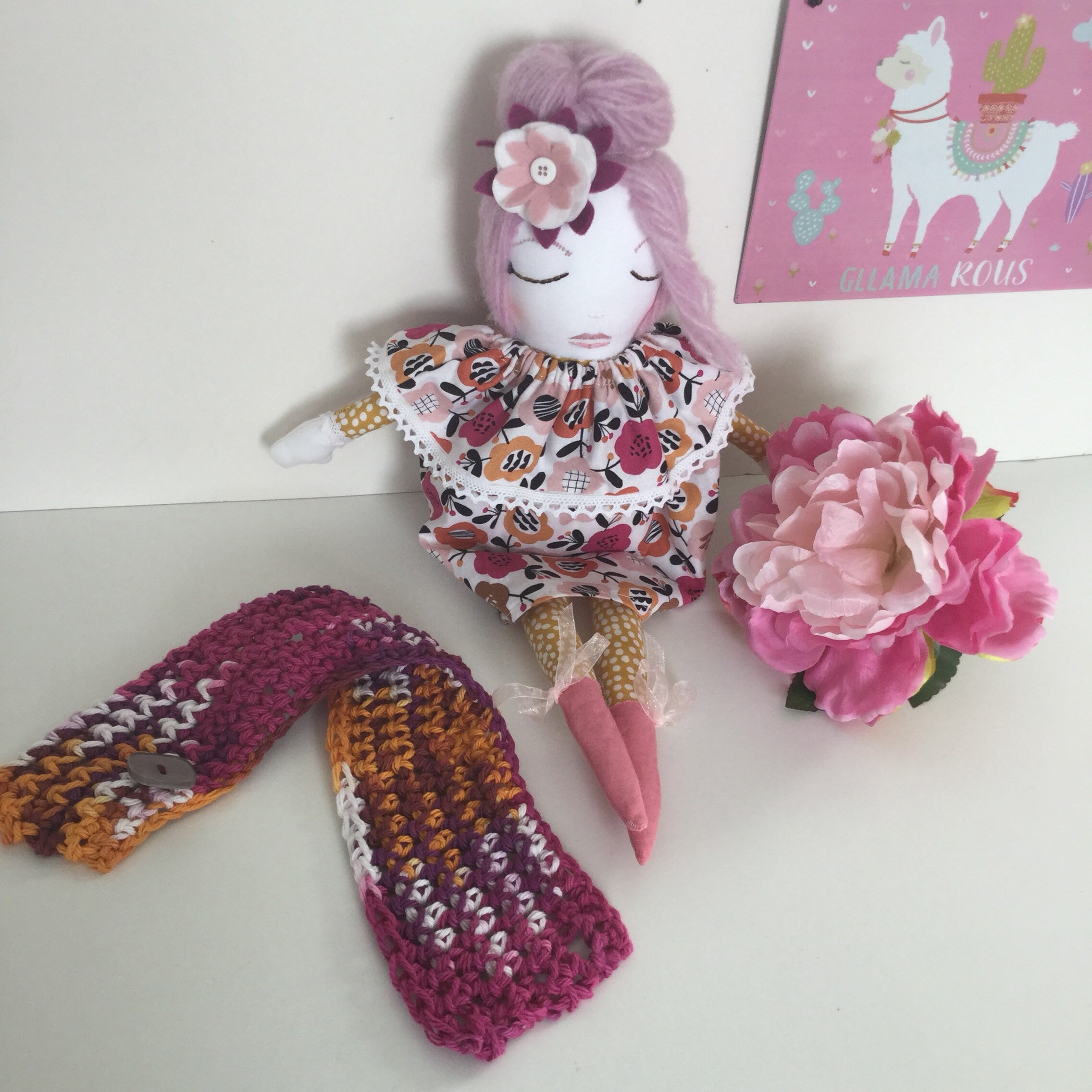 Handmade Doll Rag Doll Heirloom Doll Bohemian Doll | Etsy