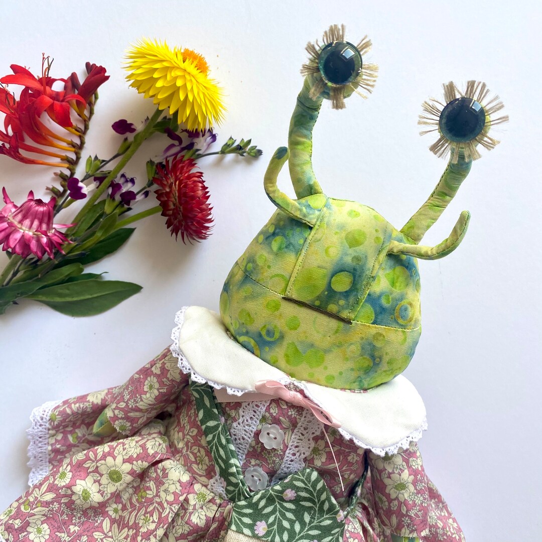 Handmade Doll, Slug Doll, Bugs Doll , Art Doll, Heirloom Doll ...