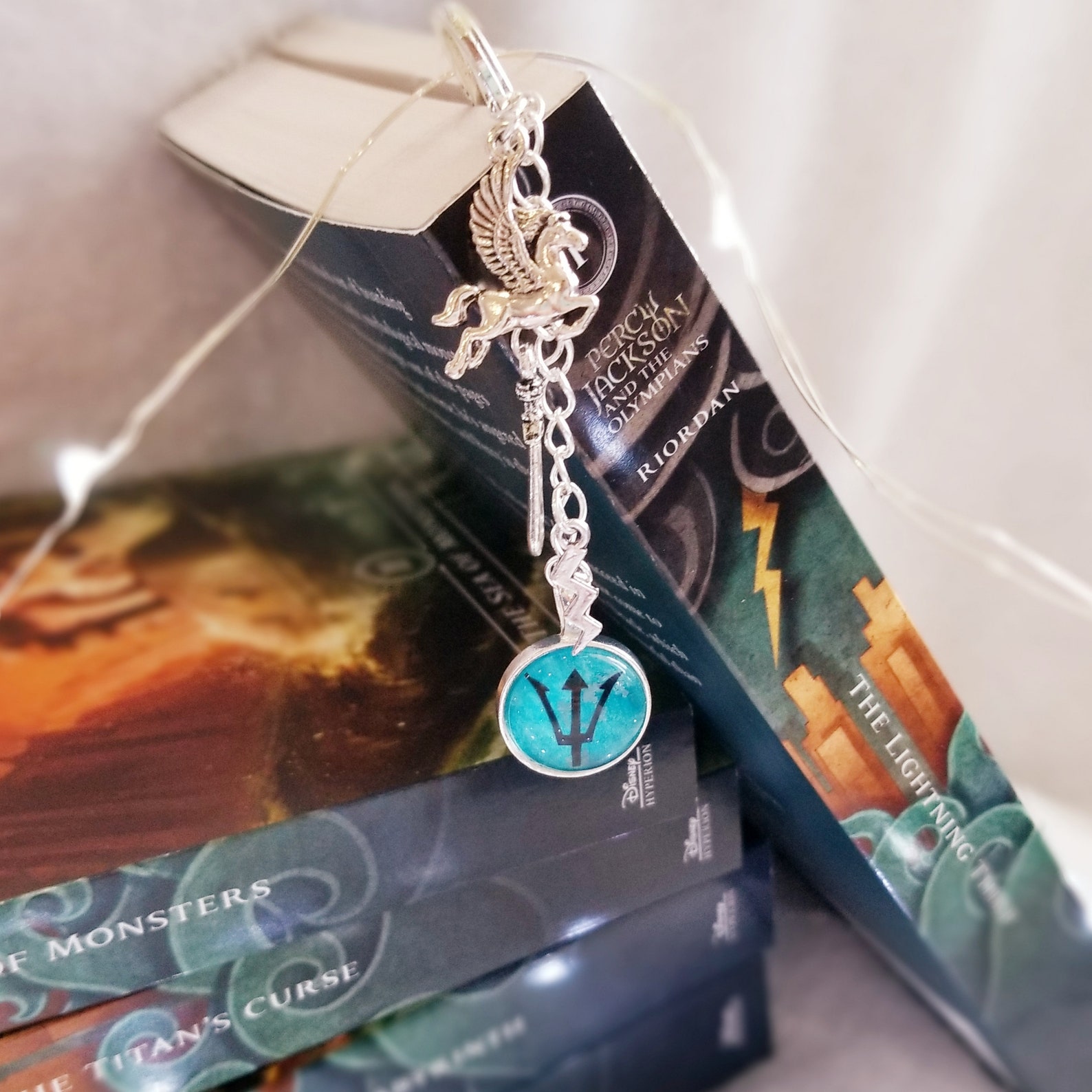 Percy Jackson Inspired Metal Bookmark - Etsy