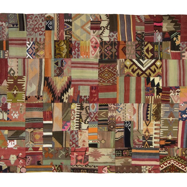 Patchwork Kilim Rug - Etsy