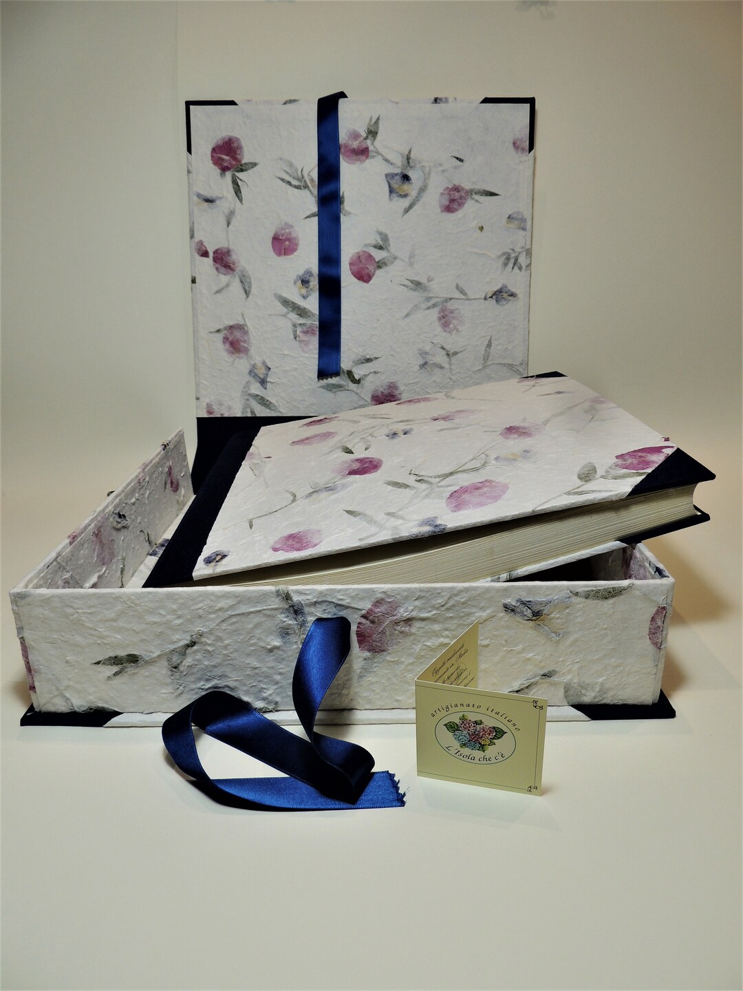 Handcrafted Photo Album With Box 33 X 33 50 Sheets Natural Papers With ...