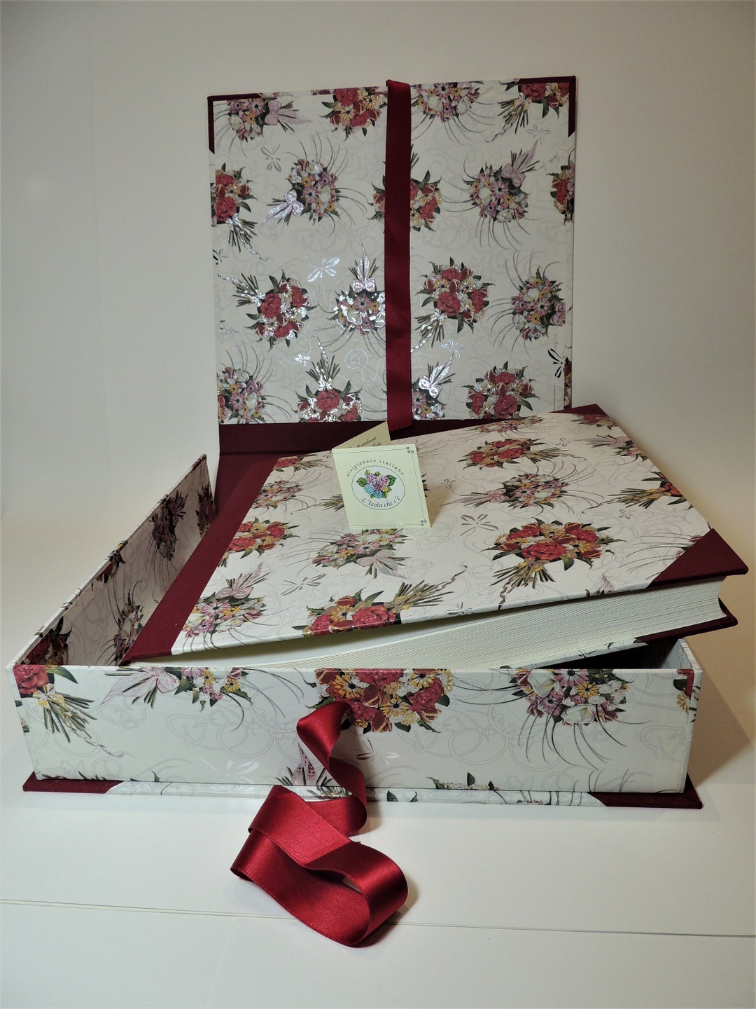 Handcrafted Photo Album With Box 33 X 33 50 Sheets Wedding Cards Album ...
