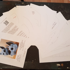 PDF TEMPLATE: Fursuit Head Base - Canine! Digital Download - Etsy