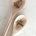 Wooden Spoon Wedding Gift Set, Shower Gift, Mr & Mrs, Let's Spoon ...