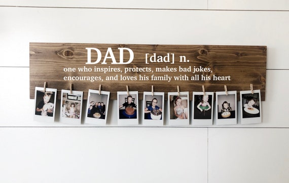 Dad Noun Sign Father's Day Gift Hand Painted Wooden - Etsy