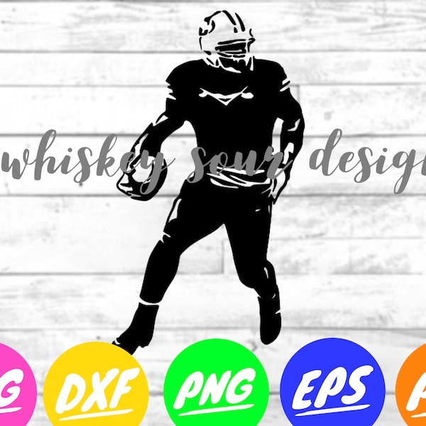 Football Running Back Svg - Etsy