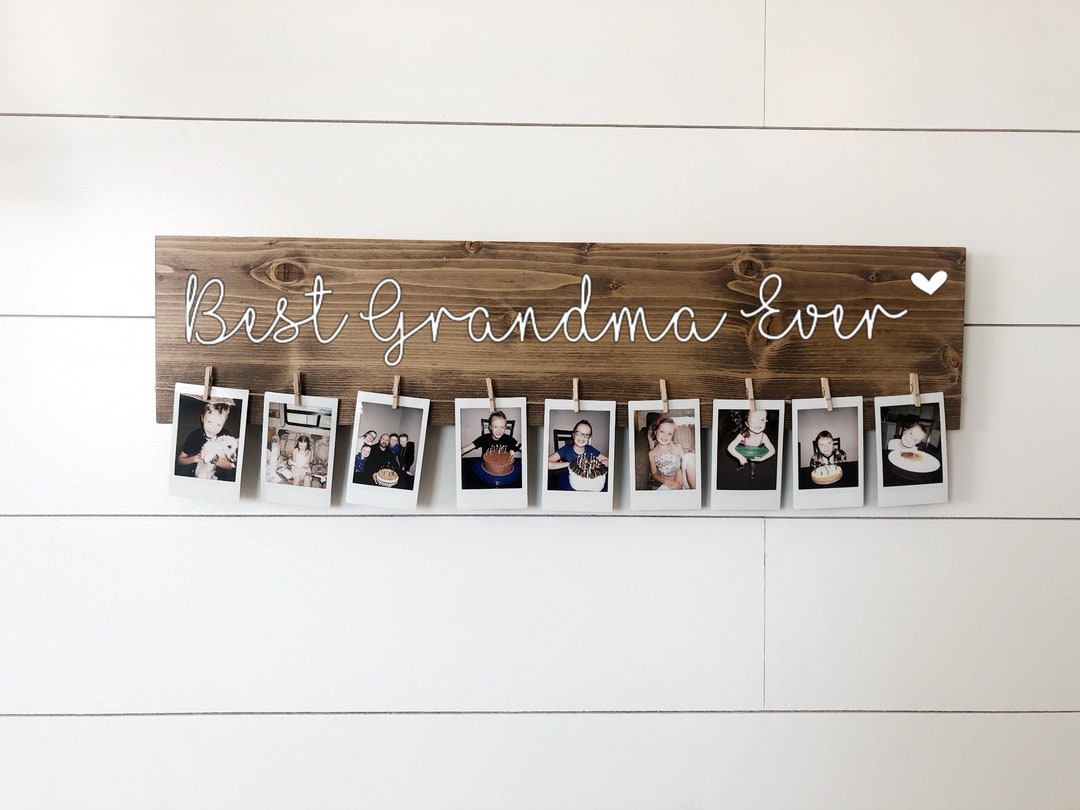 Best Grandma Ever Sign | Grammy | Nana | Grandpa | Grandparents | Photo ...