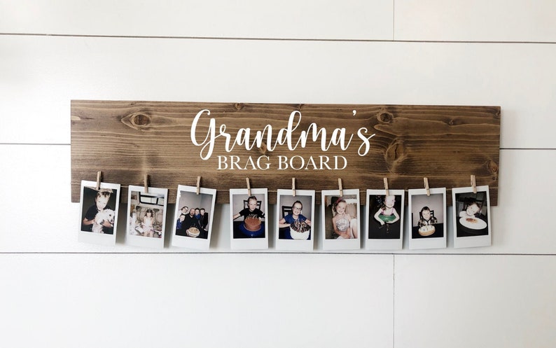 Brag Board | Personalized Brag Board | Grandparent Gift | Christmas ...