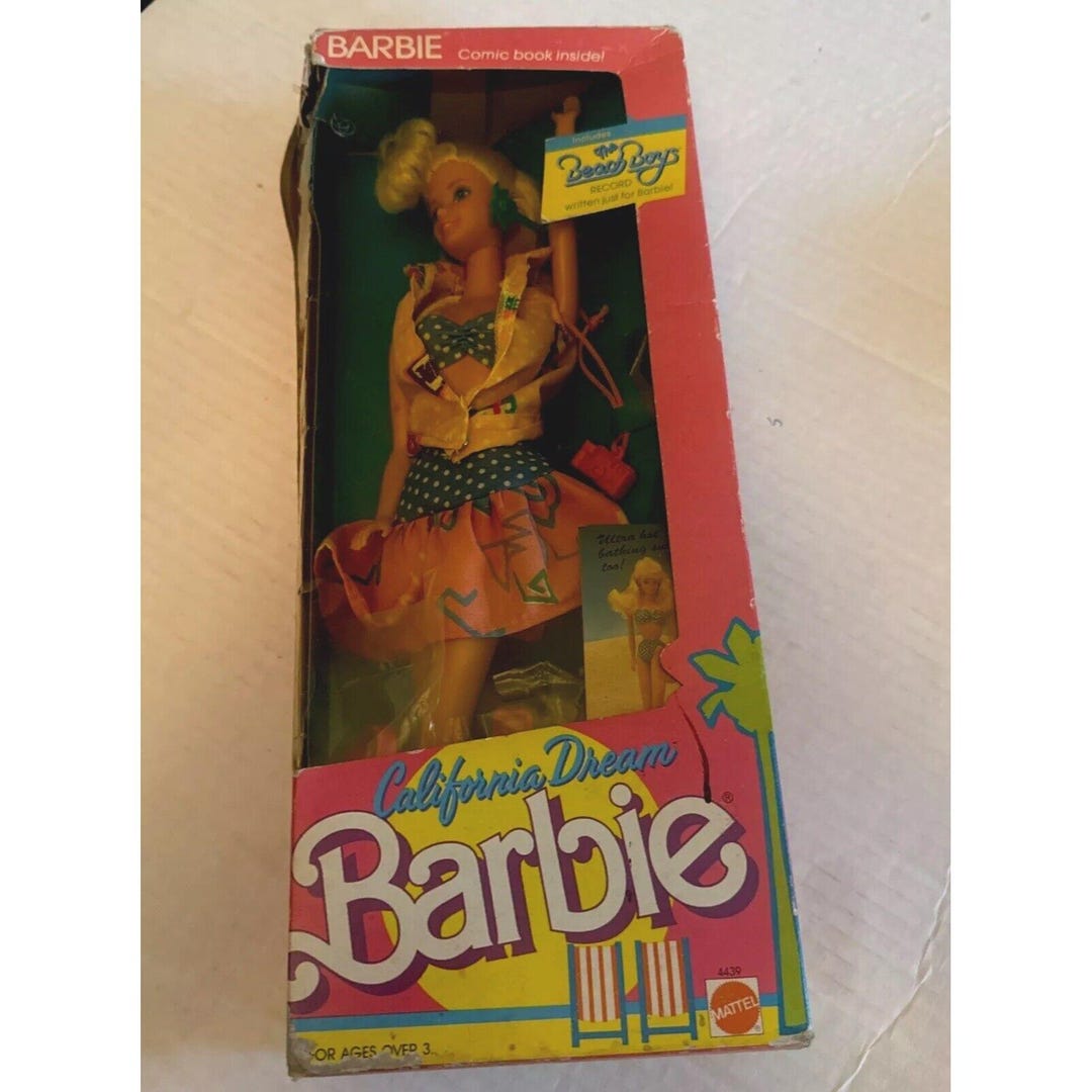 1987 Vintage Mattel California Dream Barbie Doll New in Box - Etsy