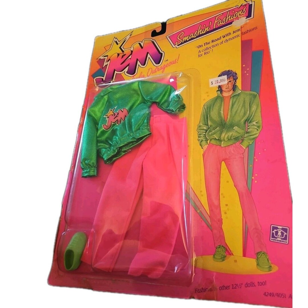 1985 Jem and the Holograms RIO on the Road Jacket Pants Hasbro in ...