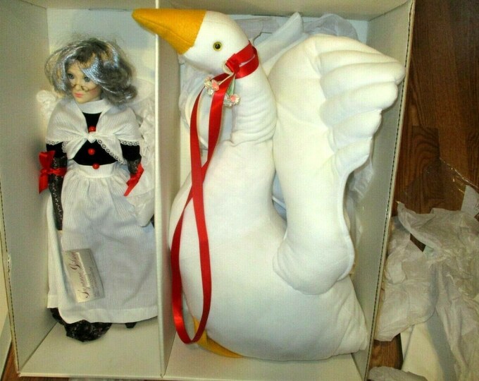1982 Suzanne Gibson Mother Goose Porcelain Ltd Edition Doll & Large ...
