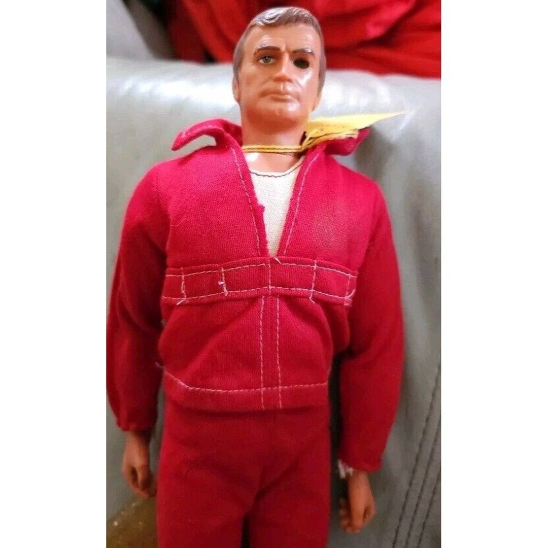 Vintage Six Million Dollar Man Doll Steve Austin Bionic Eye Action ...