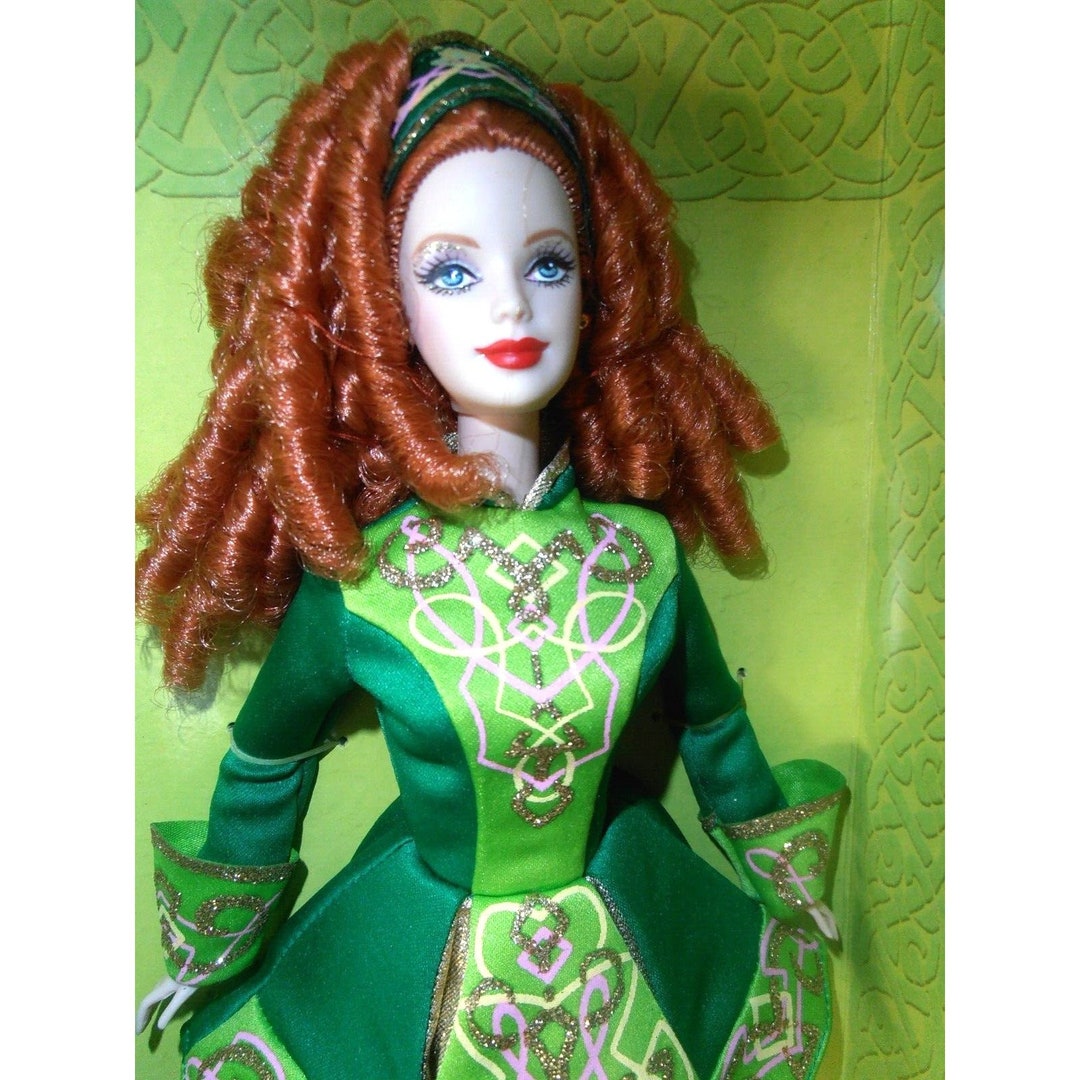 Mattel Barbie Festivals of the World Irish Dancer Barbie Pink - Etsy España