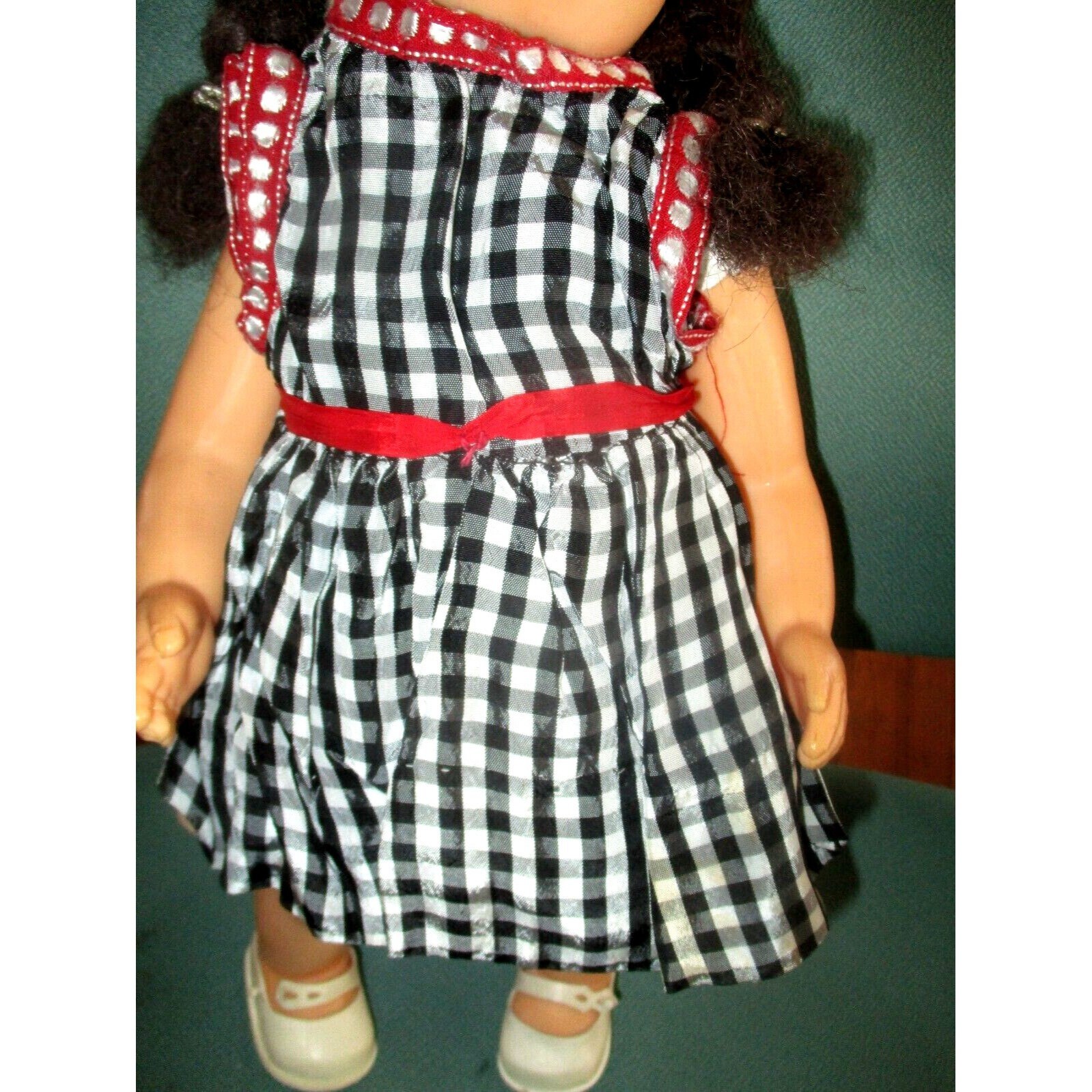 Terri Lee Doll Original 1950's Black & White Checkered Dress for 16 ...
