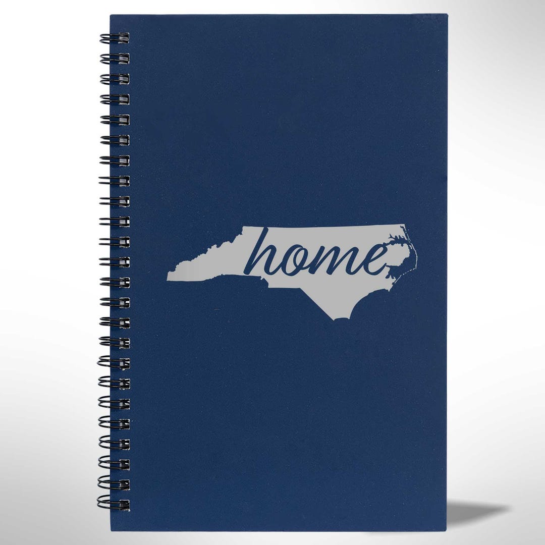 North Carolina Home Spiral Notebook (lined Pages) - Etsy