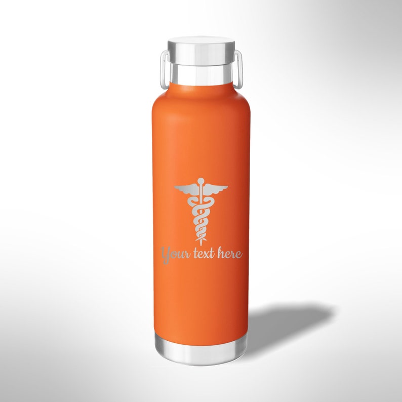 Custom Laser Etched Medical Caduceus, Doctor/nurse/emt/medical Field 24 ...