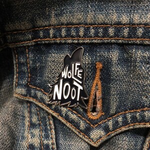 Wolfenoot Enamel Pin - Etsy