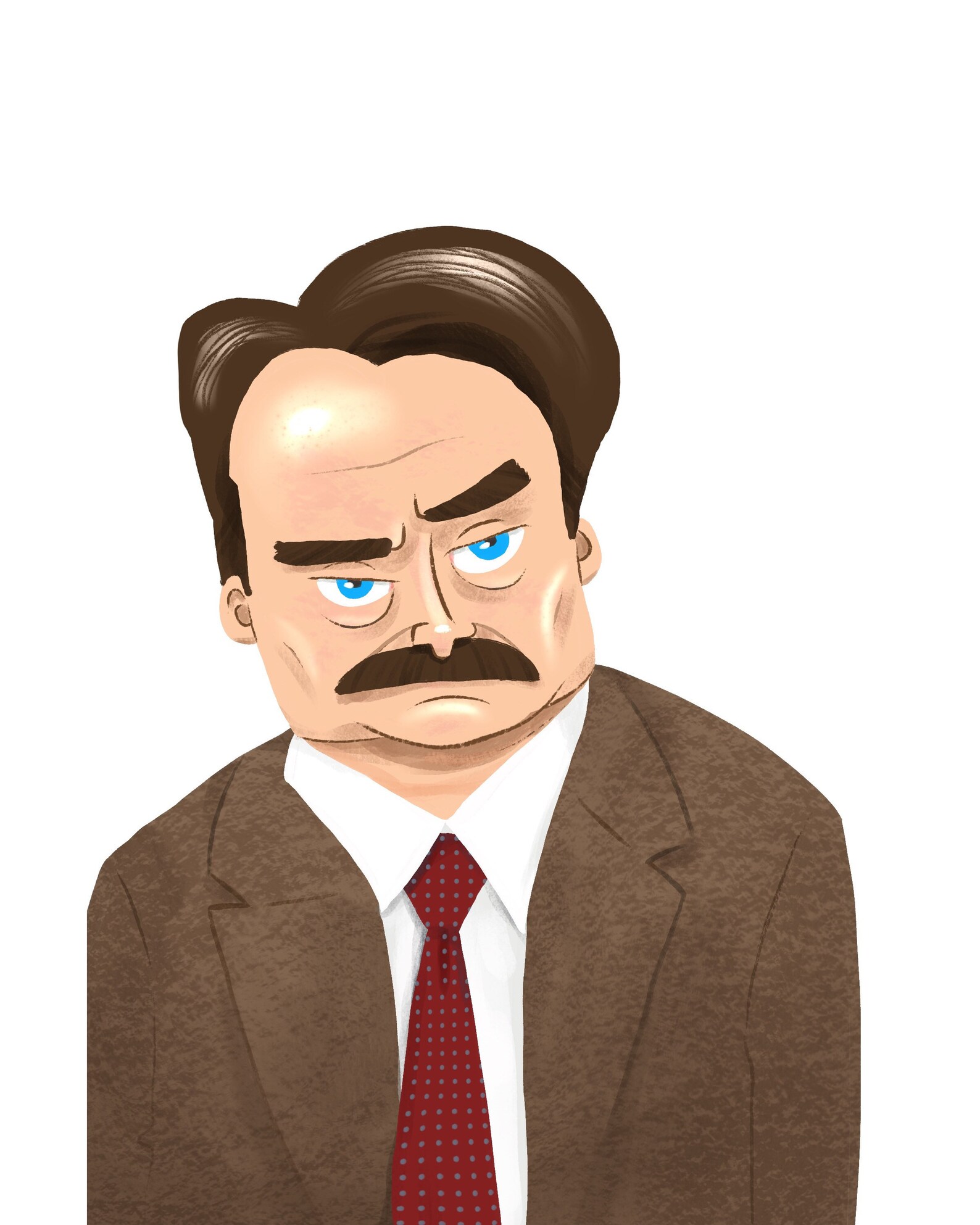 Ron Swanson Sticker - Etsy
