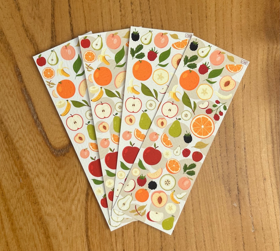 Fruit Bookmark - Etsy UK