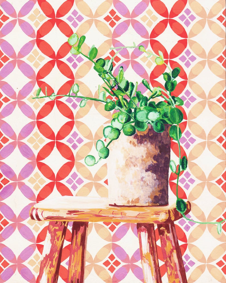 Original Still Life Painting Plant Painting Still Life | Etsy