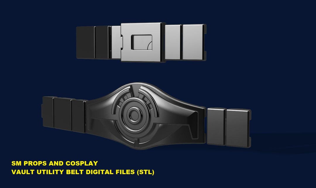 Fallout Inspired Vault Utility Belt 3D Files STL - Etsy