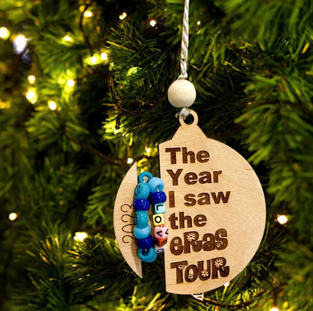 Taylor Swift Friendship Bracelet Ornament, Christmas, Momento, Eras ...