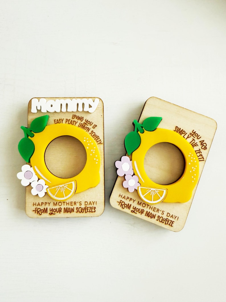 Mom Photo Magnet, Photo Frame, Lemon, Personalized, Gift for Mom, Gift ...