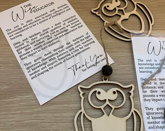 Wise Educator Ornament Teacher Christmas Gift - Etsy